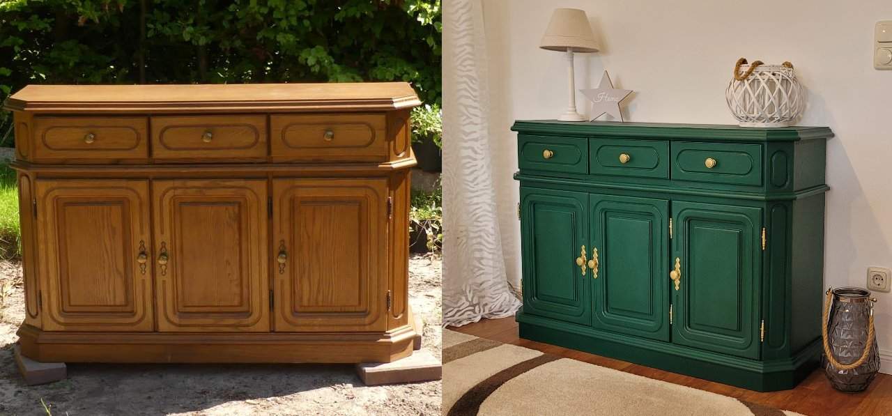 Wunderschone Restauration Alter Schrank Fotos